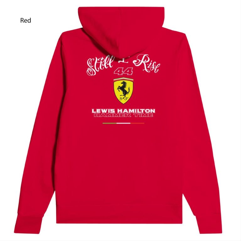 Lewis Hamilton’s Thrilling 2025 Move To Ferrari Hoodie